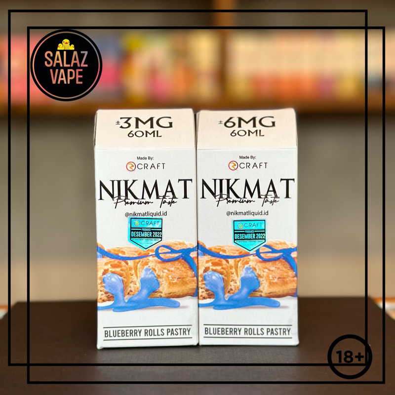 Jual Nikmat V2 Blueberry Rolls Pastry 60ML | Shopee Indonesia