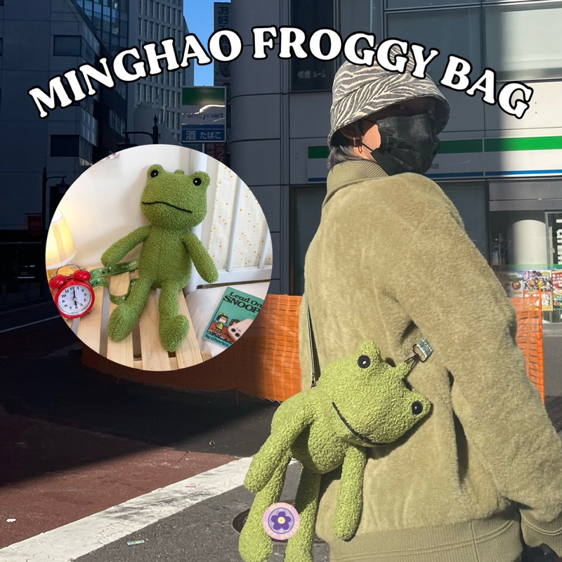 Jual [PO] MINGHAO FROGGY BAG tas selempang sling bentuk boneka kodok ...