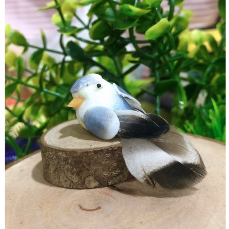Jual miniatur beraneka burung untuk topper cake, bermain sensory ...