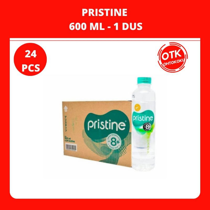 Jual PRISTINE AIR MINERAL pH 8.6+ 600ML - 1 Dus | Shopee Indonesia