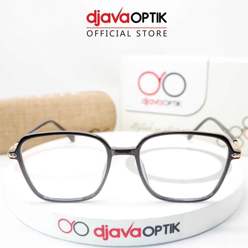 Jual DJAVA OPTIK - Frame Alexa - Kacamata Supersin Bluelight Transition Protector Kotak OverSize ...