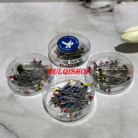 Jual JARUM PENTUL MINI MIKA BULAT AKSESORIS PENITI HIJAB JILBAB ...