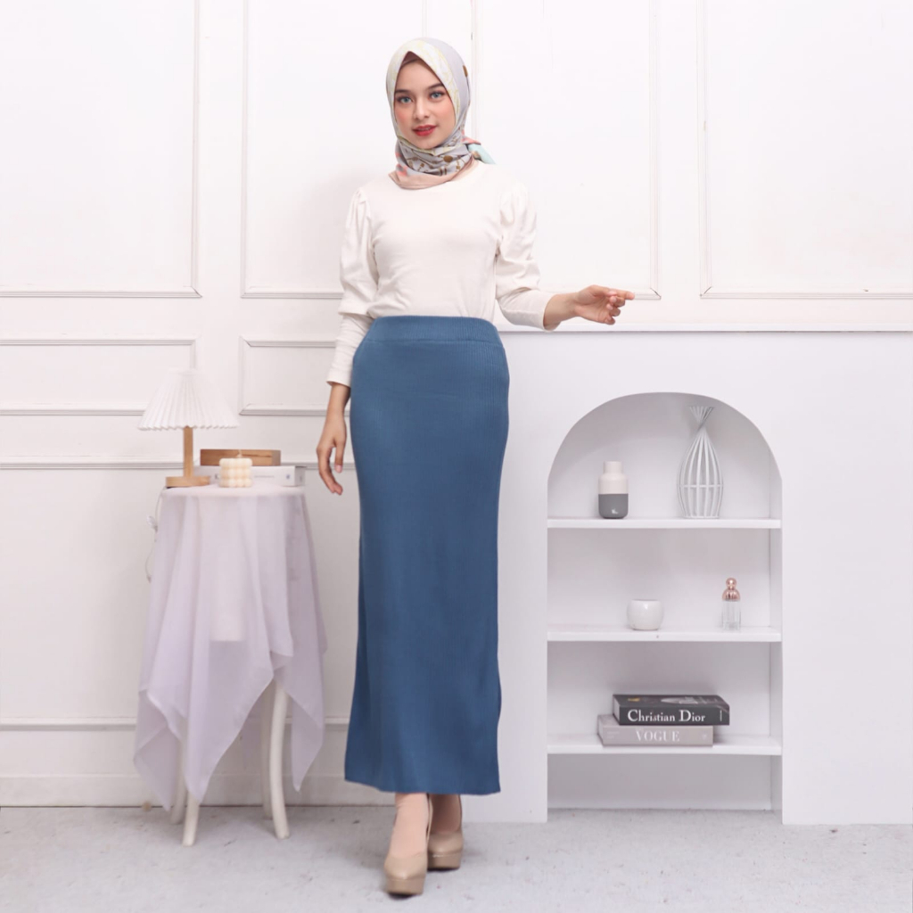 Jual Rok Span Rajut / Rok Rajut / Sok Span / Span Rajut / Knit Skirts ...