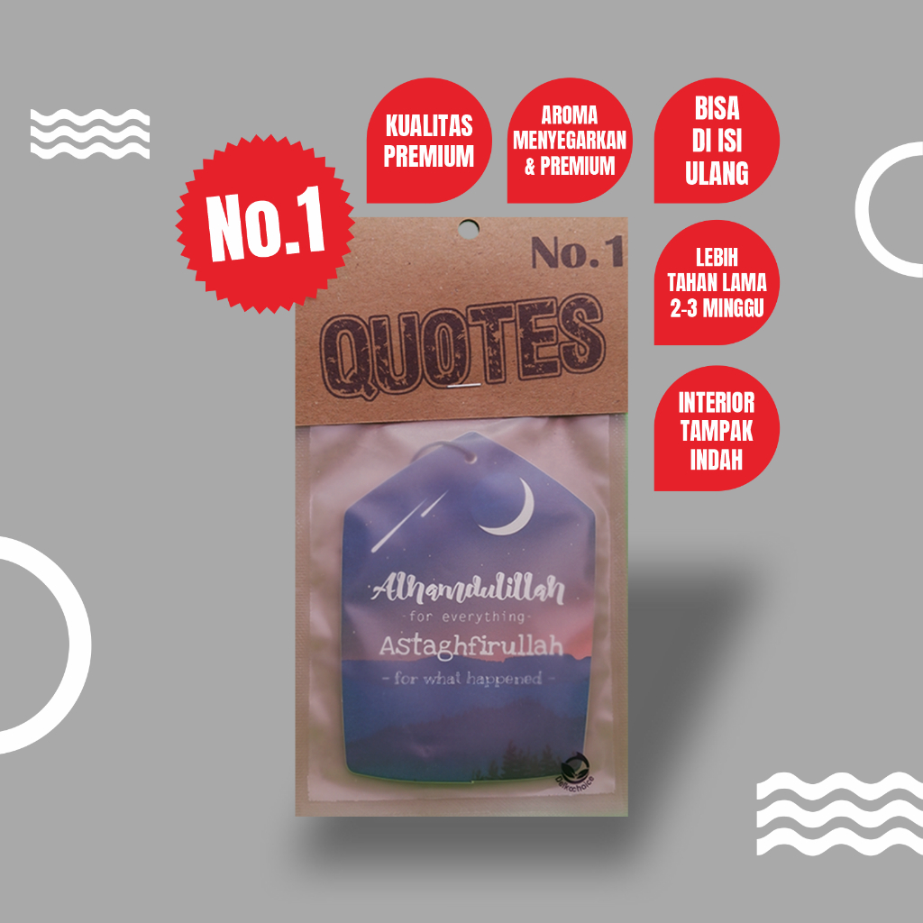 Jual Parfum Pengharum Mobil Gantung Mewah Tahan Lama Kertas Refill ...