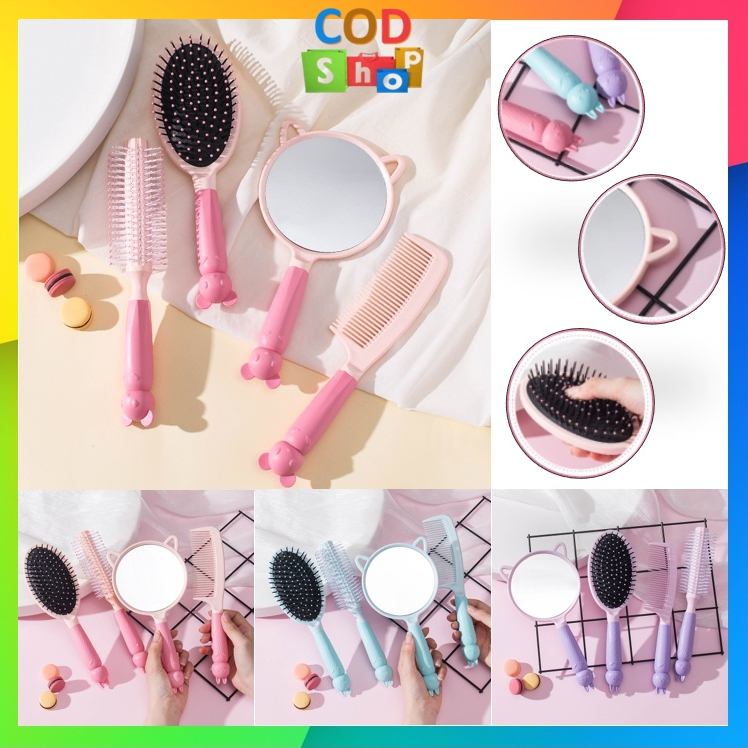 Jual COD - F5669 Sisir Cermin Roll Portable / Kaca Makeup / Sisir ...