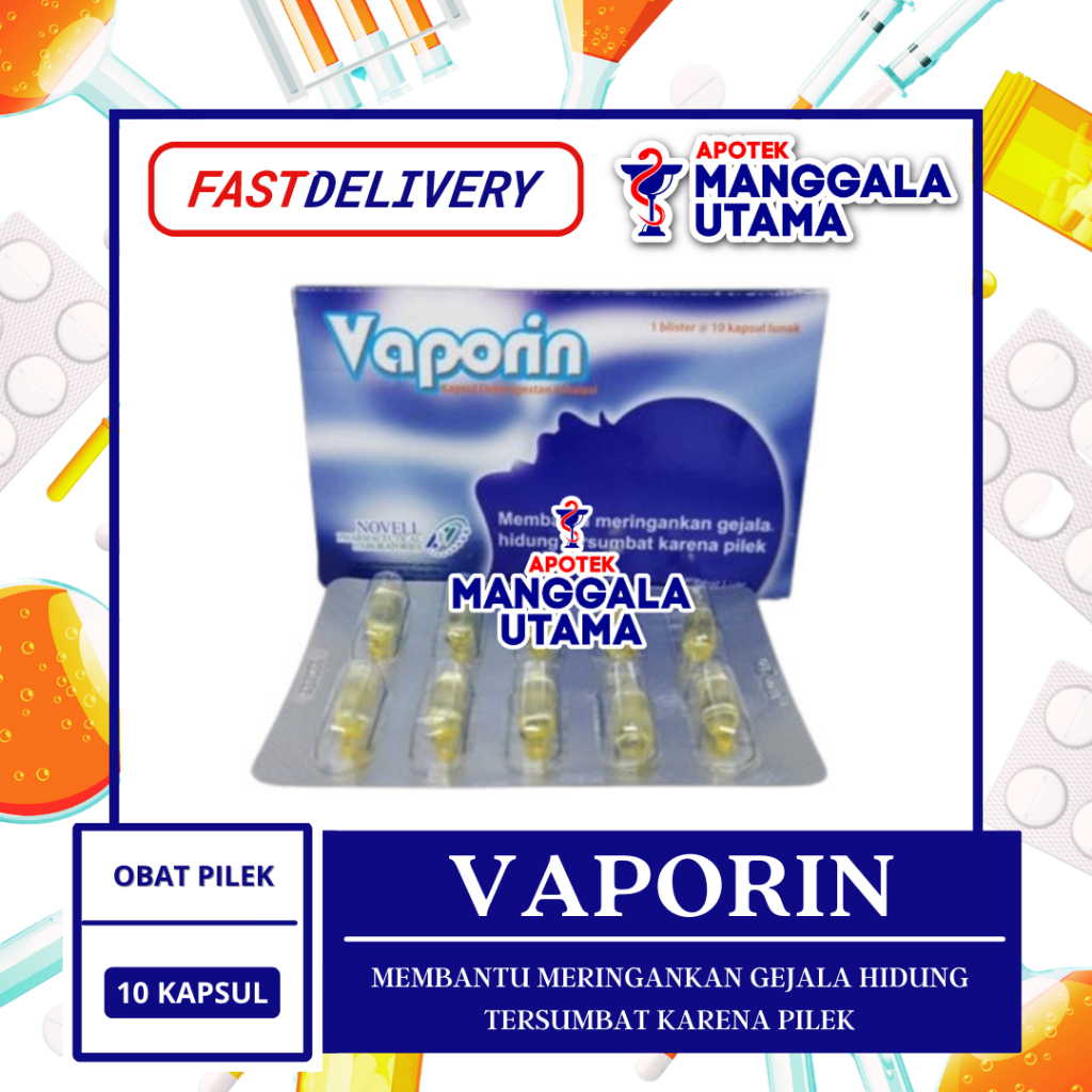 Jual VAPORIN KAPSUL DEKONGESTAN INHALER PER BOX ISI 10 KAPSUL LUNAK ...