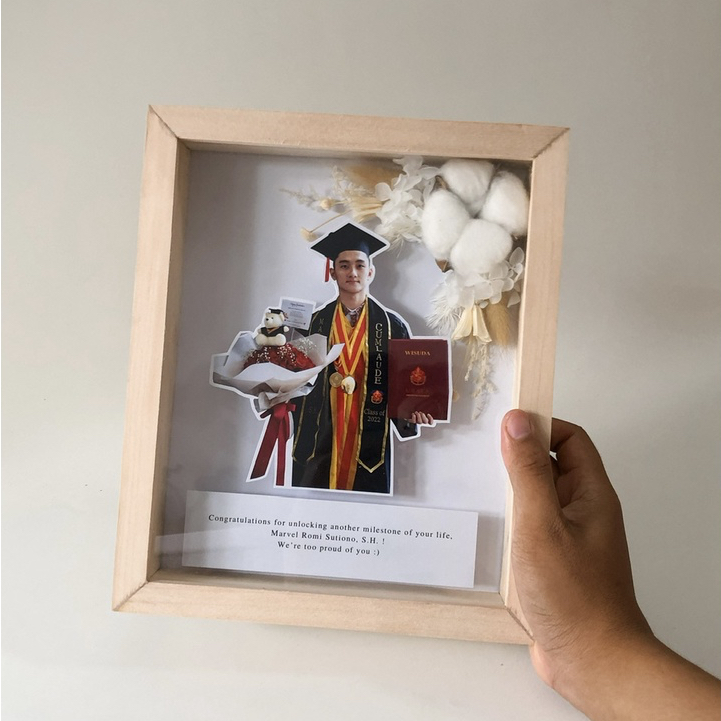 Jual NAKA | 3D Frame, Pop Up Frame, Flower Frame, Custom Frame, Gift ...