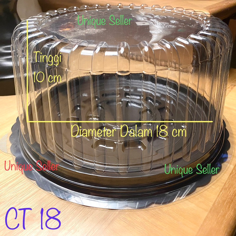 Jual [Isi10] Mika Cake Tray 18 cm / CT 18 Bulat / Mika Kue Tart 18 cm ...