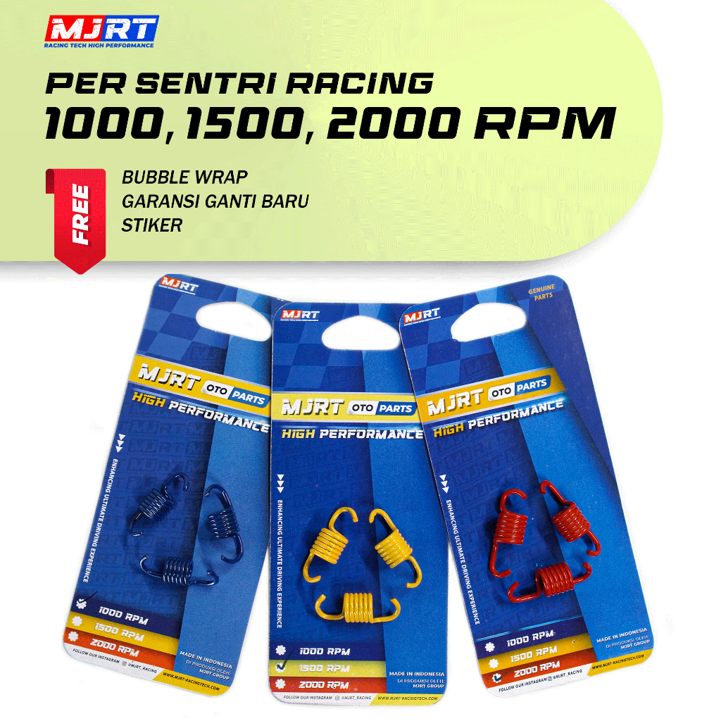 Jual PER SENTRI 1000 RPM 1500 RPM 2000 RPM 1 SET ISI 3 PCS PER OTOMATIS ...