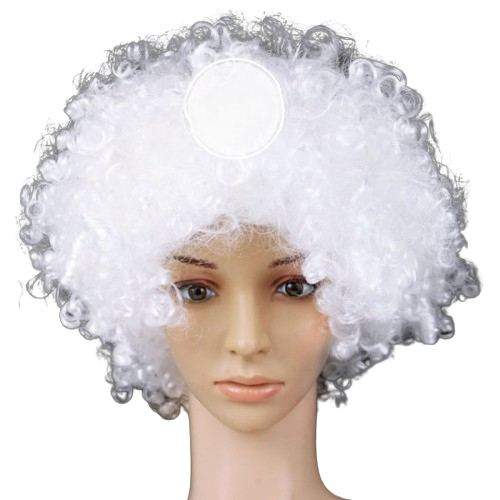 Jual Rambut Palsu Keribo / Wig Kribo Keriting/ Wig Badut badud / Wig ...