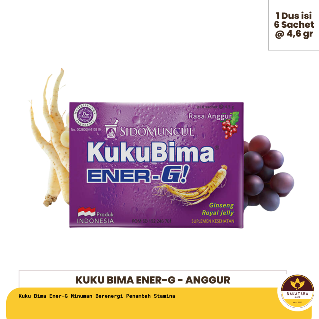 Jual KUKU BIMA ENER-G ISI 6 SACHET SIDO MUNCUL | Shopee Indonesia