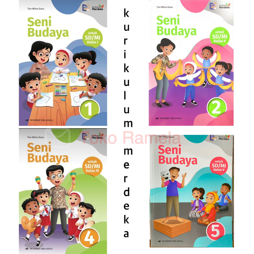 Jual BUKU SENI BUDAYA UNTUK SD/MI KURIKULUM MERDEKA ERLANGGA | Shopee Indonesia