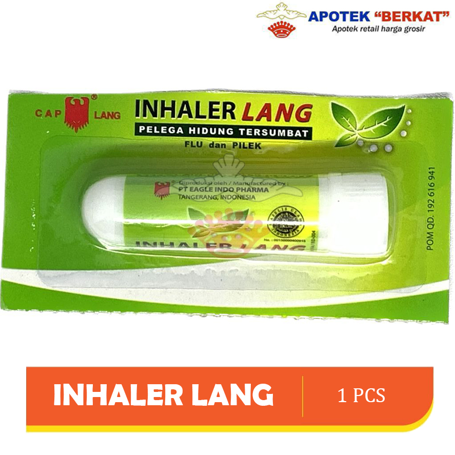 Jual LANG INHALER PELEGA HIDUNG TERSUMBAT INHALER CAP LANG FLU DAN ...