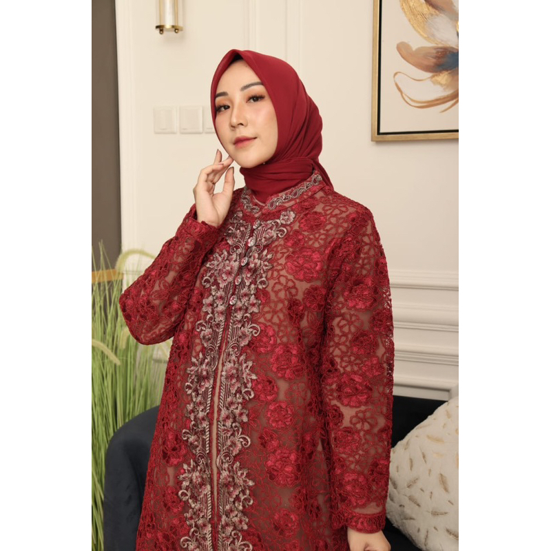 Jual (COD) New Collection AZURA SET (outer+inner)2 pc //Gamis Pesta ...