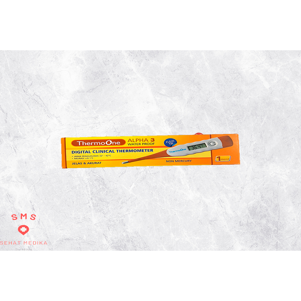 Jual Thermometer Digital ThermoOne Alpha 3 OneMed | Shopee Indonesia