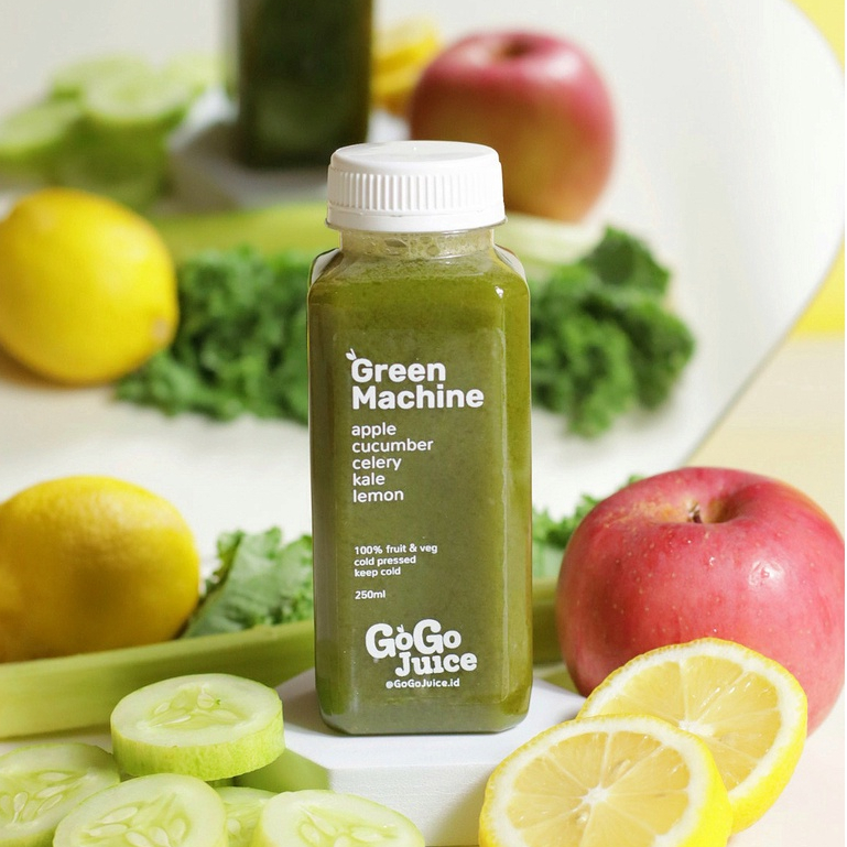 Jual Green Machine 250ML Cold Pressed Juice Jus Apel Timun Seledri Kale ...