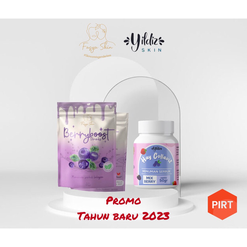 Jual ️Exp September 2023 ️Collagen Drink BerryBoost By Fasya Skin-Hay ...