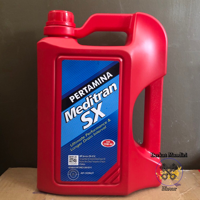Jual Oli Pertamina Meditran SX SAE 15W-40 4 liter | Shopee Indonesia