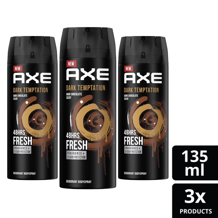 Jual Axe Dark Temptation 135ml Triplepack | Shopee Indonesia
