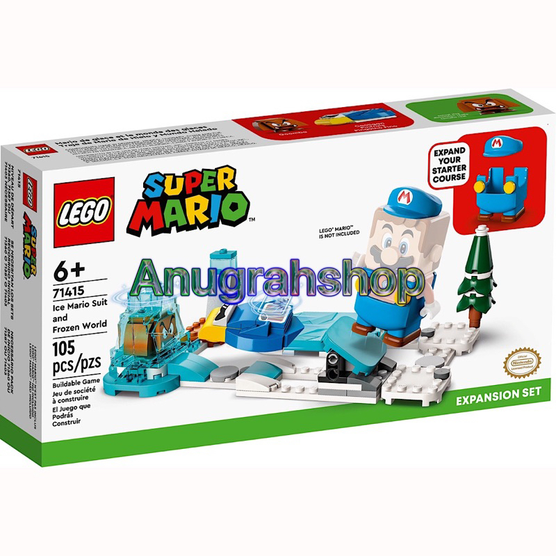Jual LEGO 71415 SUPER MARIO Ice Mario Suit and Frozen World | Shopee ...