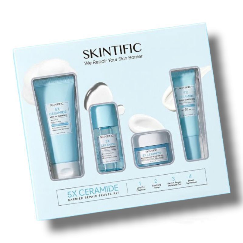 Jual Skintifik Paket Kotak Biru Lengkap Skincare Wajah Glowing Murah ...