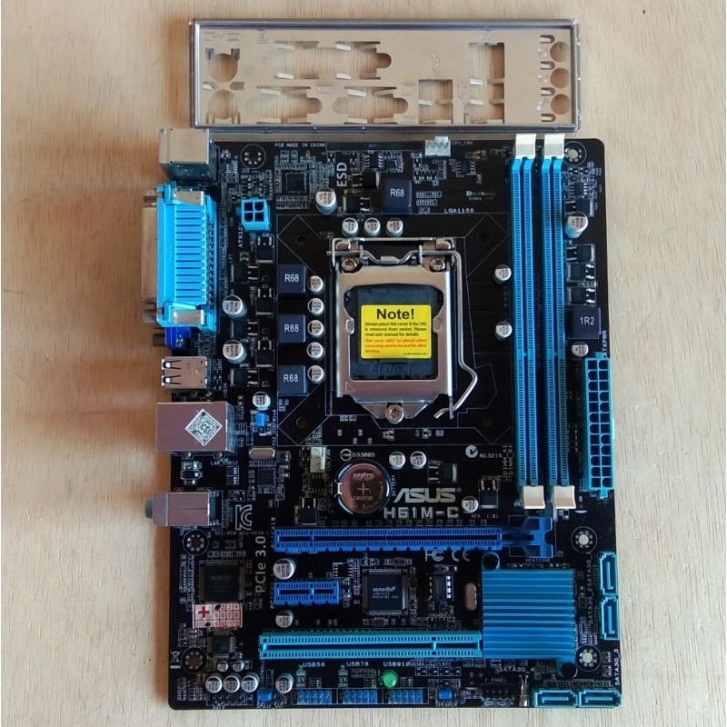 Jual MOBO/MOTHERBOAD ASUS H61 LGA 1155 | Shopee Indonesia