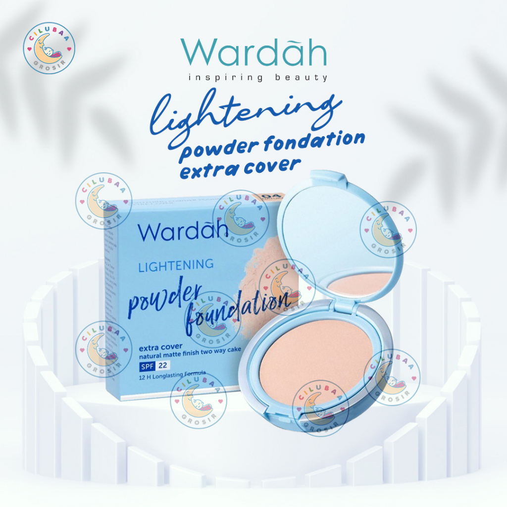 Jual WARDAH Lightening Powder Foundation EXTRA COVER || Wardah TWC ...