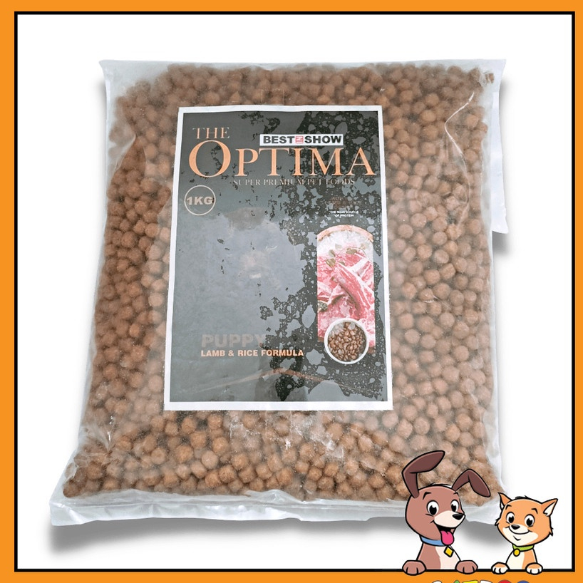 Jual Dog Food Optima Puppy Lamb kemasan repack 1 kg - makanan anak ...