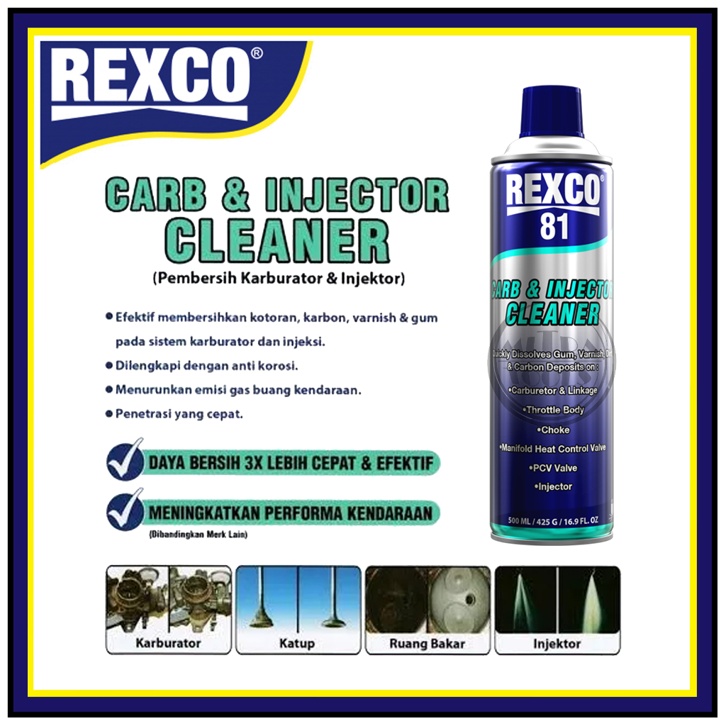 Jual REXCO 81 Carb & Injector Cleaner Pembersih Karburator dan Injektor ...