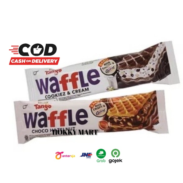 Jual ( HOKKY ) TANGO WAFFLE CHOCO HAZELNUT/COOKIEZ AND CREAM / COKLAT ...