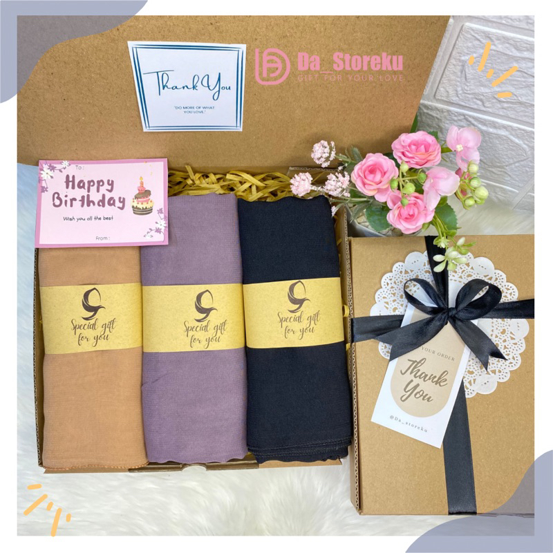 Jual HAMPERS GIFT HIJAB MIX BELLA SQUARE / HAMPERS JILBAB SEGIEMPAT ...