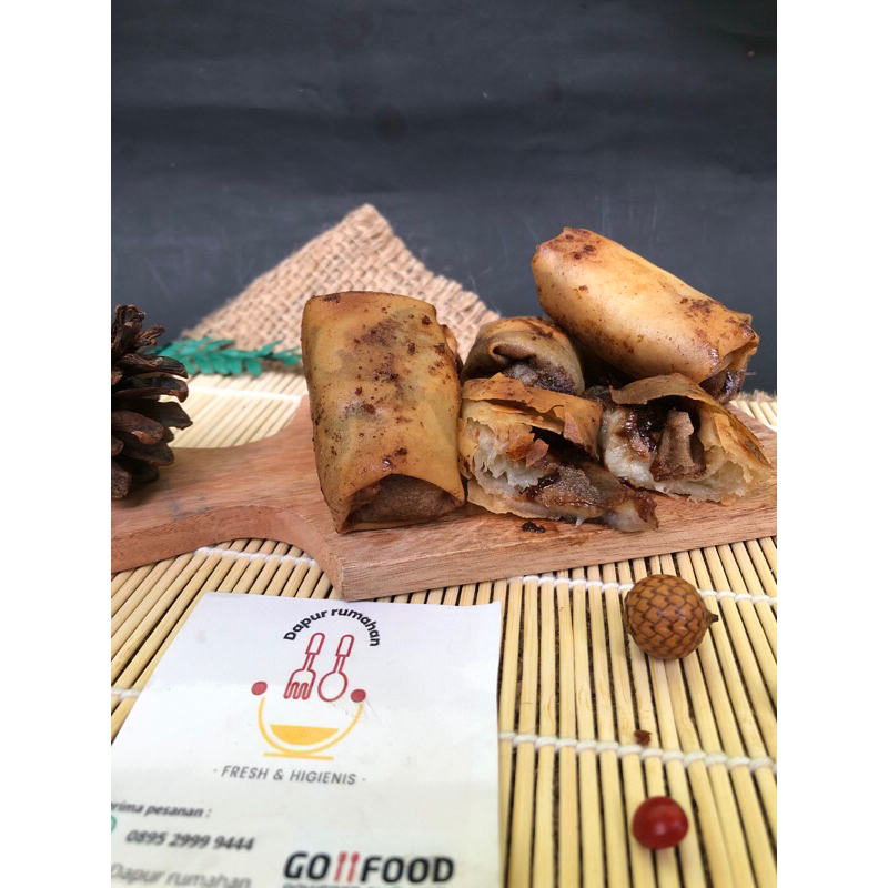 Jual LUMPIA PISANG COKLAT// PISCOK FROZEN// PISANG COKLAT FROZEN ...