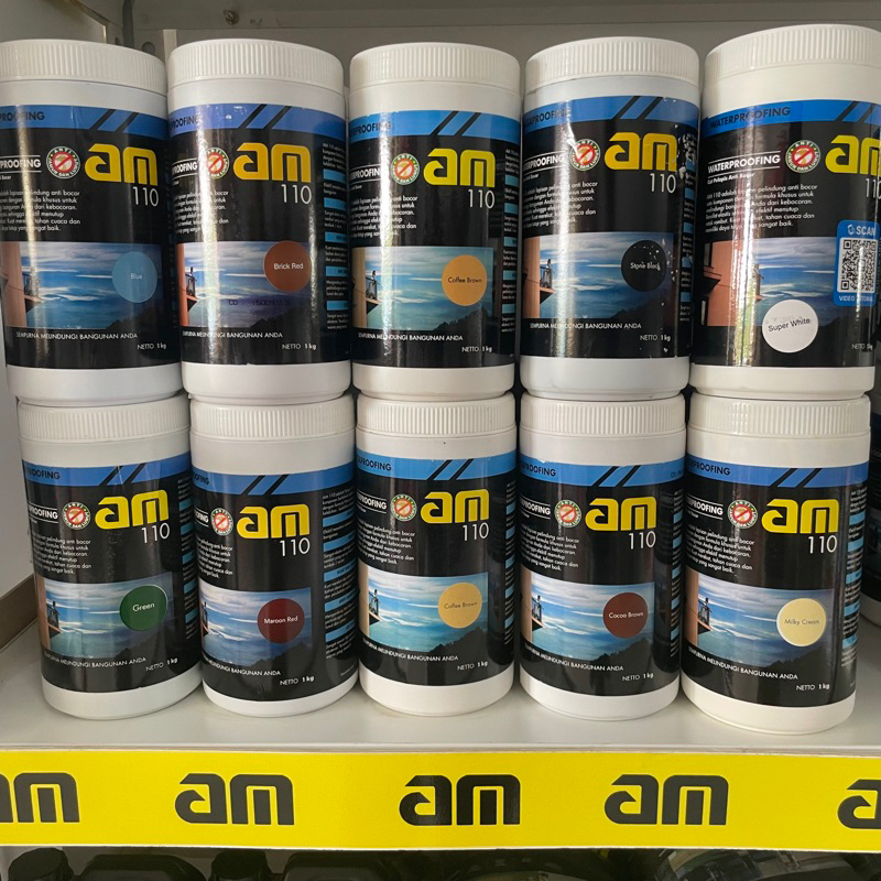 Jual AM 110 - Waterproofing Pelapis Anti Bocor 1kg | Shopee Indonesia
