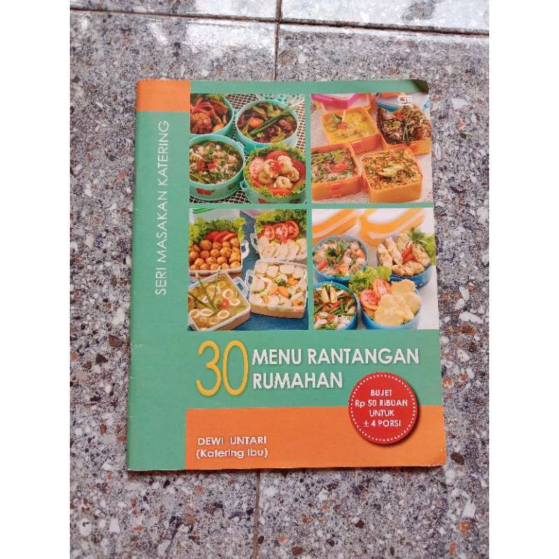 Jual SERI MASAKAN KATERING 30 MENU RANTANGAN RUMAHAN | Shopee Indonesia