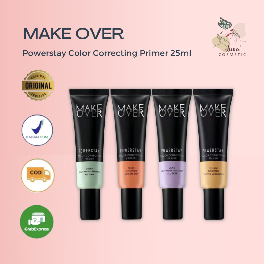 Jual MAKE OVER POWERSTAY Color Correcting Primer 25 ml | Makeover ...