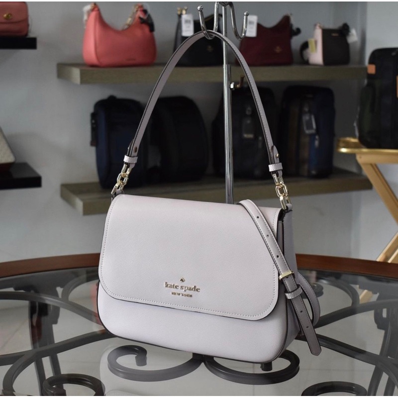 Jual KS STACI SAFIANO LEATHER FLAP LILAC MOON | Shopee Indonesia