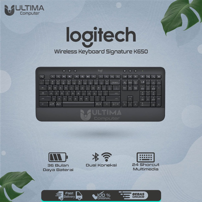 Jual Logitech Signature K650 Wireless Bluetooth Keyboard | Shopee Indonesia