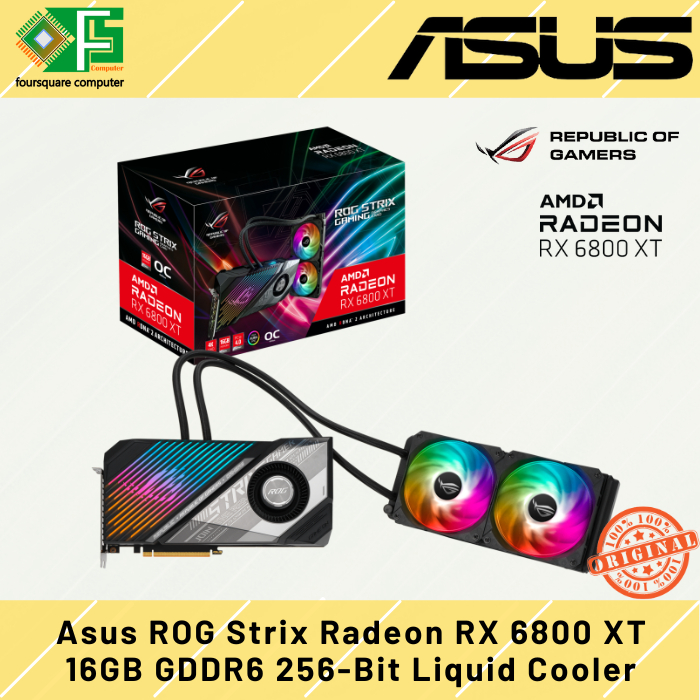 Jual VGA Asus ROG Strix Radeon RX 6800 XT 16GB GDDR6 256-Bit Liquid ...