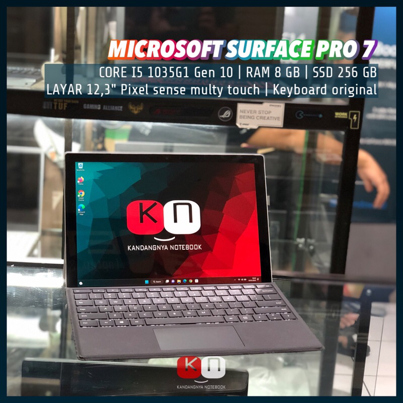 Jual Microsoft surface pro 7 i5 1035G1 Intel UHD GRAPHIC 8GB 256GB 12,3 ...