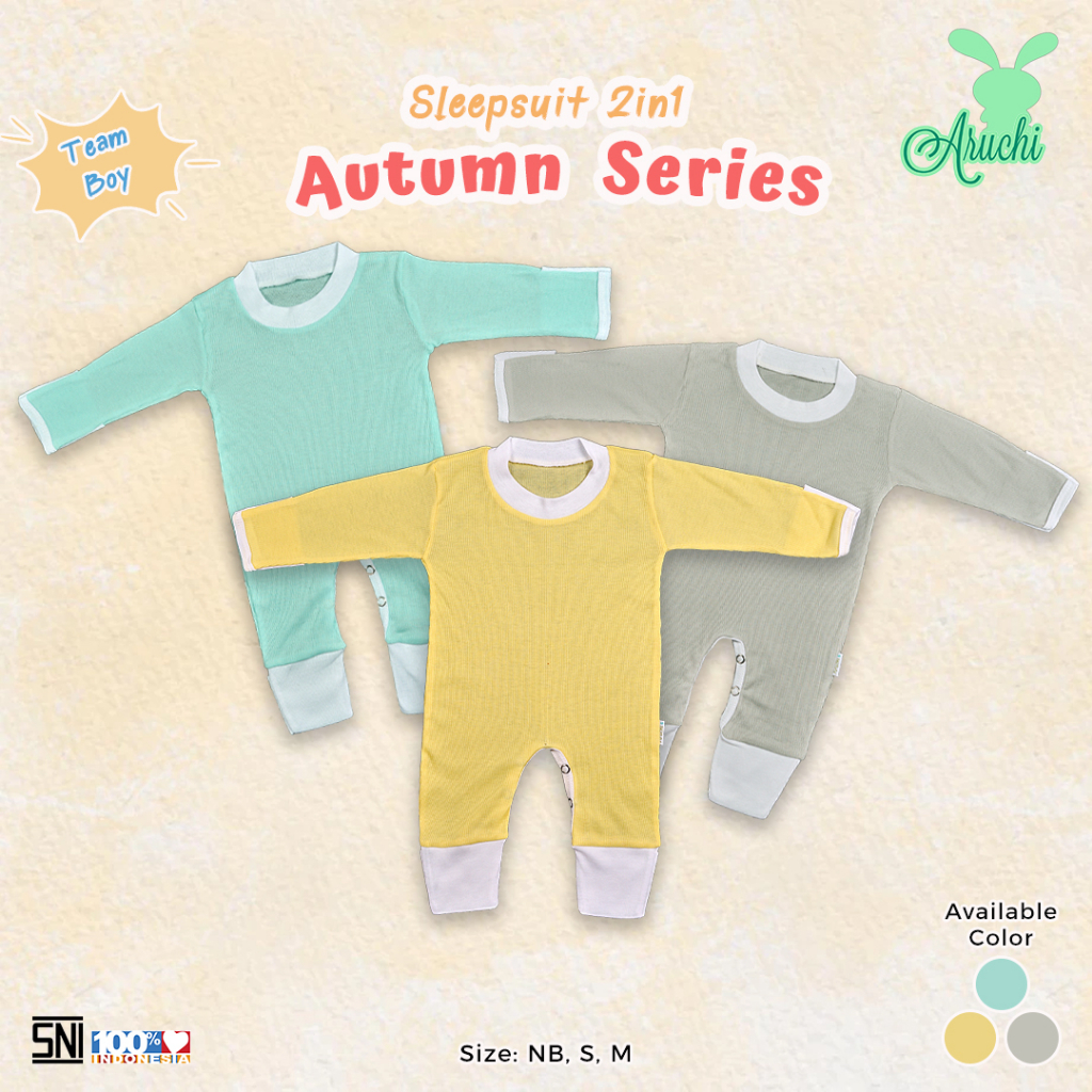 Jual Aruchi Sleepsuit 2in1 Nierra series Boy | Shopee Indonesia