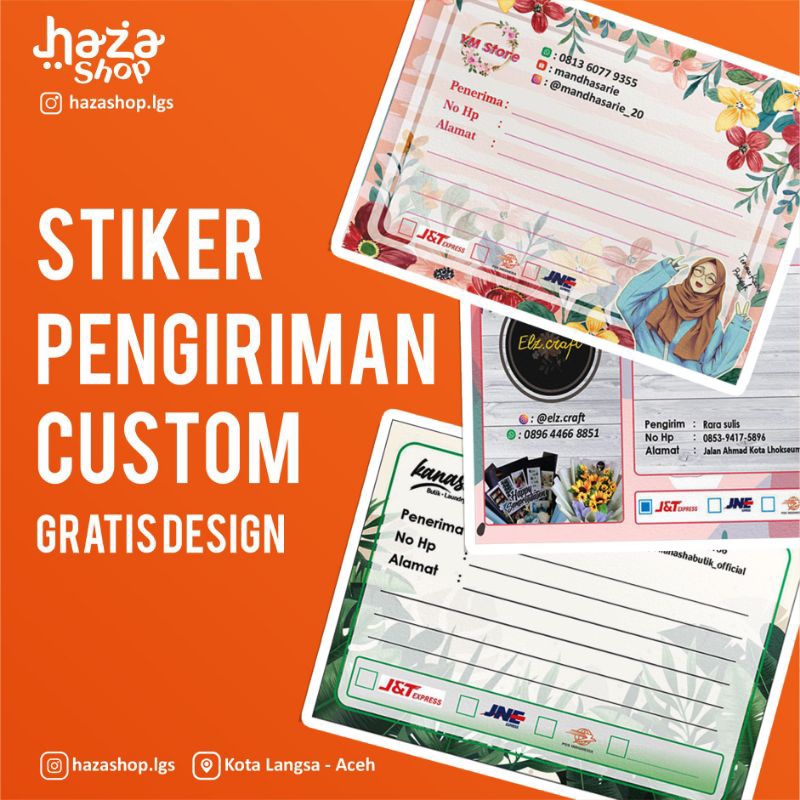 Jual stiker pengiriman | LABEL STIKER PENGIRIMAN ( ACEH ) | Shopee ...