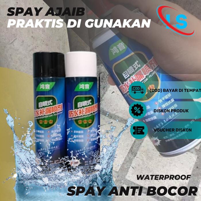 Jual Spray Ajaib Anti Bocor Atap Rumah Dinding Bak Mandi Waterproof ...