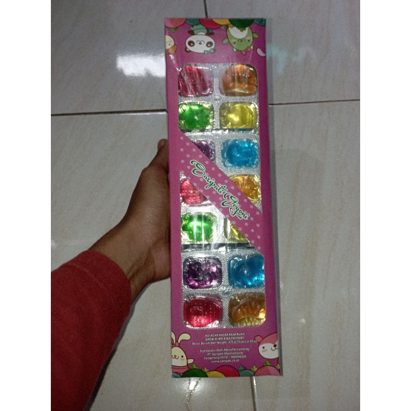 Jual SARIPATI GOGONI JELI AGAR RASA BUAH 1 PACK (15 PCS/BIJI) | Shopee ...