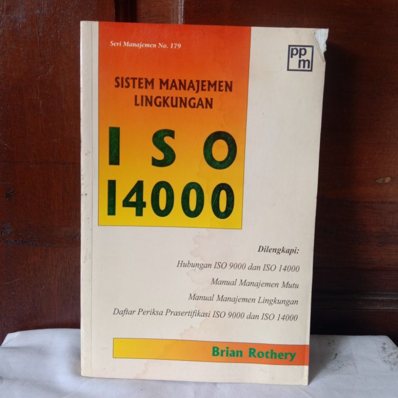 Jual SISTEM MANAJEMEN LINGKUNGAN ISO 14000 OLEH BRIAN ROTHERY | Shopee Indonesia