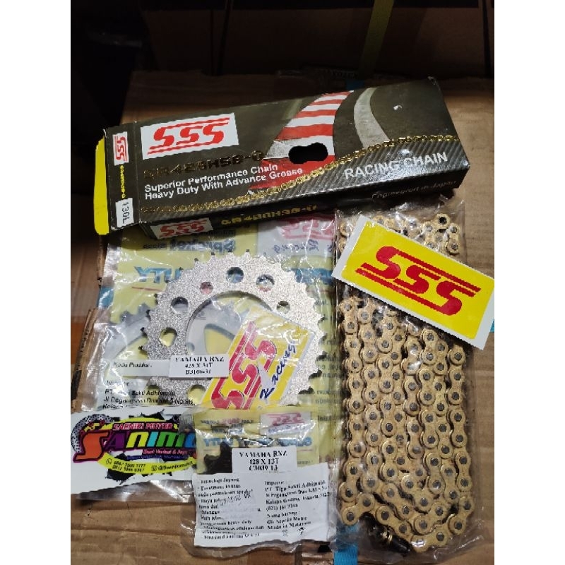 Jual Gear Gir 1 Set SSS HSBT TK Racing TDR 428 RXZ Jupiter Z Fiz R Vega MX OLD RX King | Shopee ...
