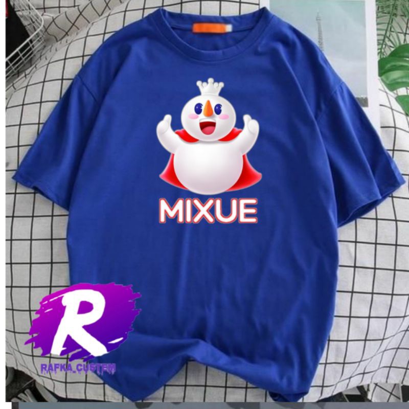 Jual kaos karakter mixue baju kaos anak gambar mixue no 1 | Shopee ...
