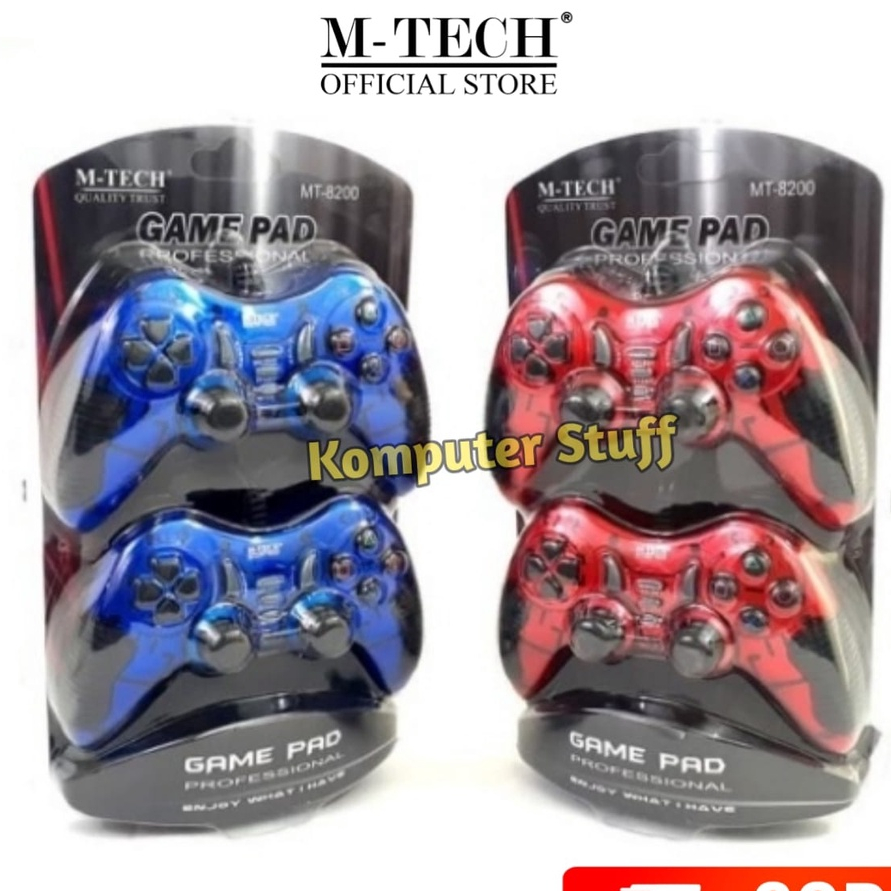 Jual Stick Double Control PC Laptop P3 Gamepad M-Tech 8200 Turbo Getar ...