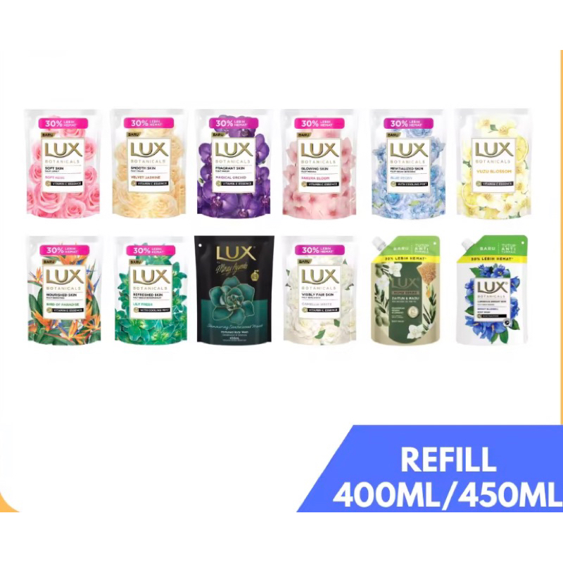 Jual Lux Botanicals Reffill All Varian 400ml | Shopee Indonesia