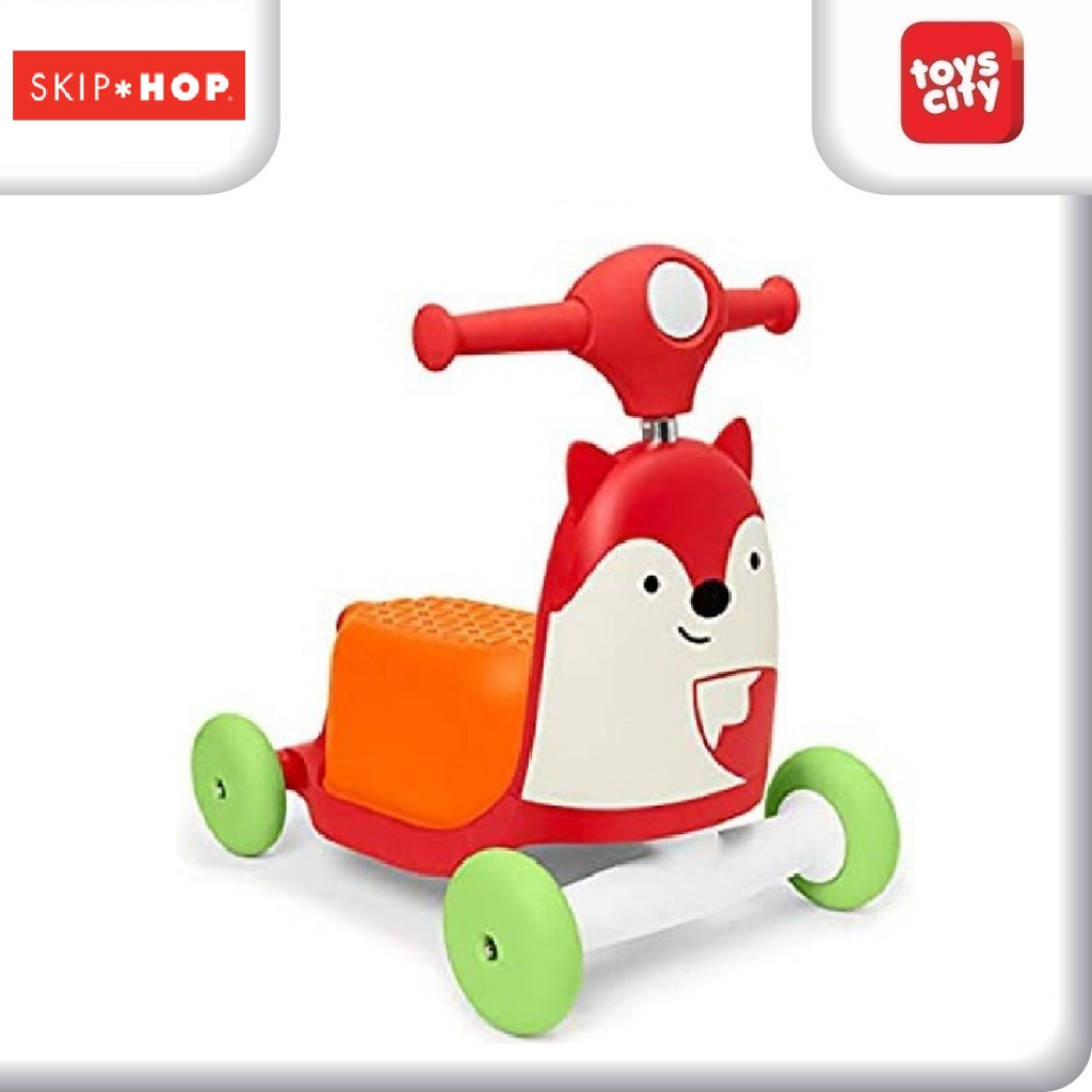 Jual SkipHop Zoo 3 in 1 Ride On Toy Light Sounds Melodies Fox | Shopee ...