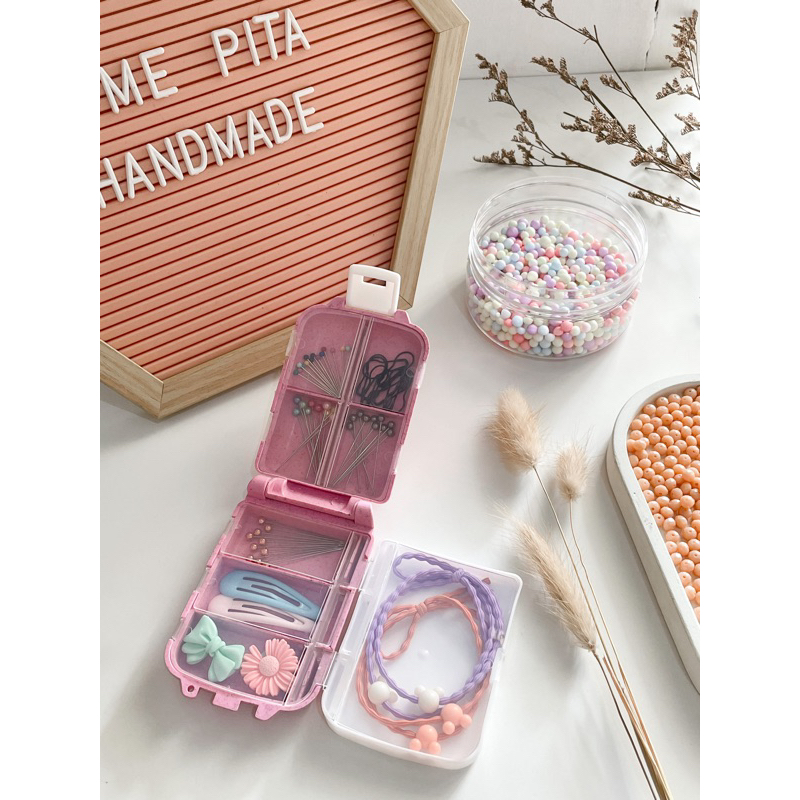 Jual Travel Kit Hijab Box Pin Hijab Tempat Penyimpan Jarum Jarum